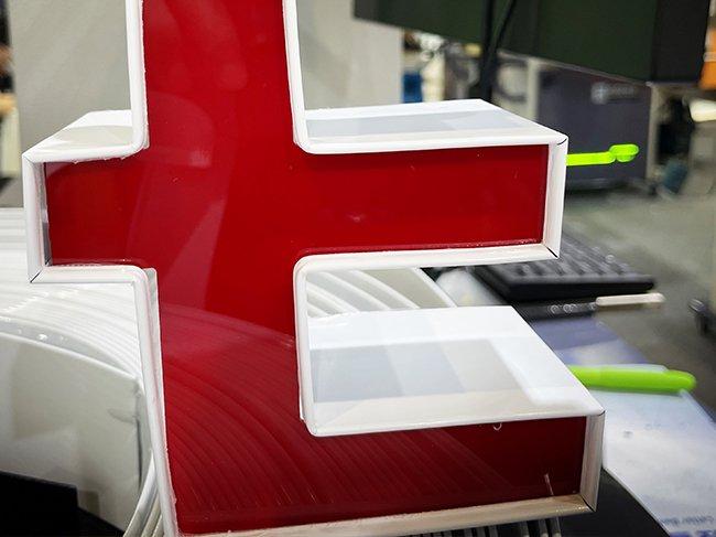 13cm Wide Polished Channelume Aluminum Trim Cap For Channel Letter